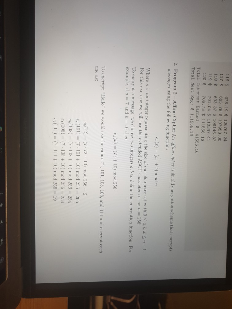 Solved In Java Program 2 – Affine Cipher An affine cipher is | Chegg.com Solved In Java Program 2 – Affine Cipher An affine cipher is | Chegg.com