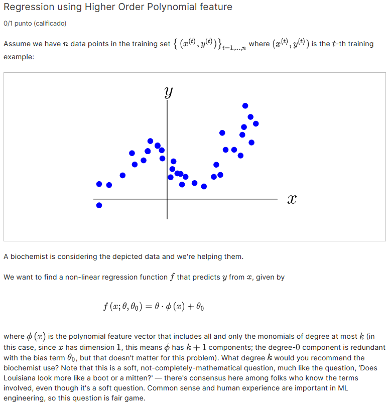 Solved Regression using Higher Order Polynomial feature 0/1 | Chegg.com
