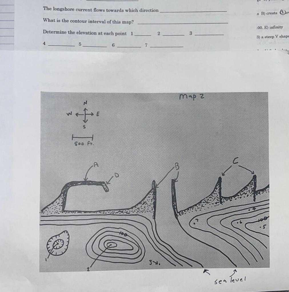 Solved The longshore current flows towards which direction | Chegg.com