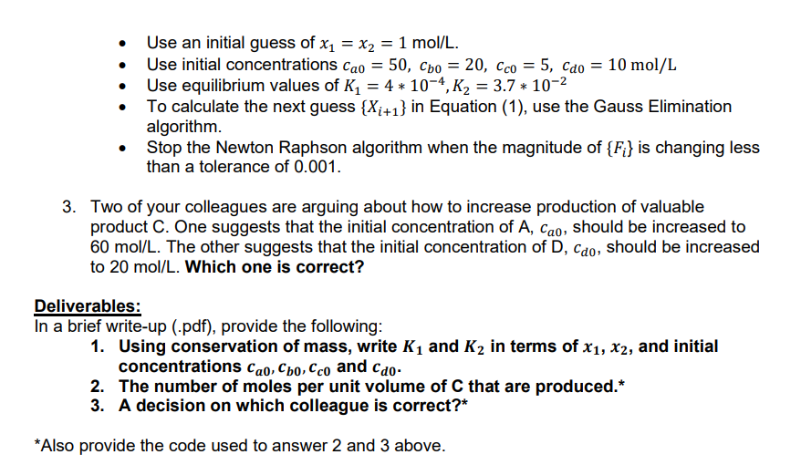 Solved Implement the approach outlined above into Matlab or | Chegg.com