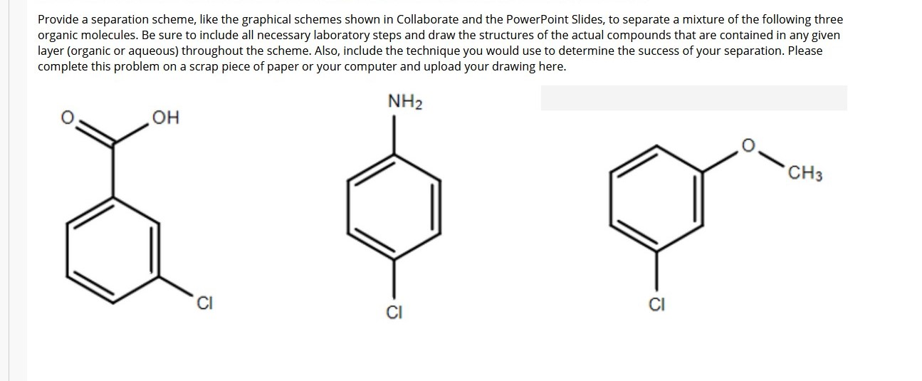 Solved Provide a separation scheme, like the graphical | Chegg.com