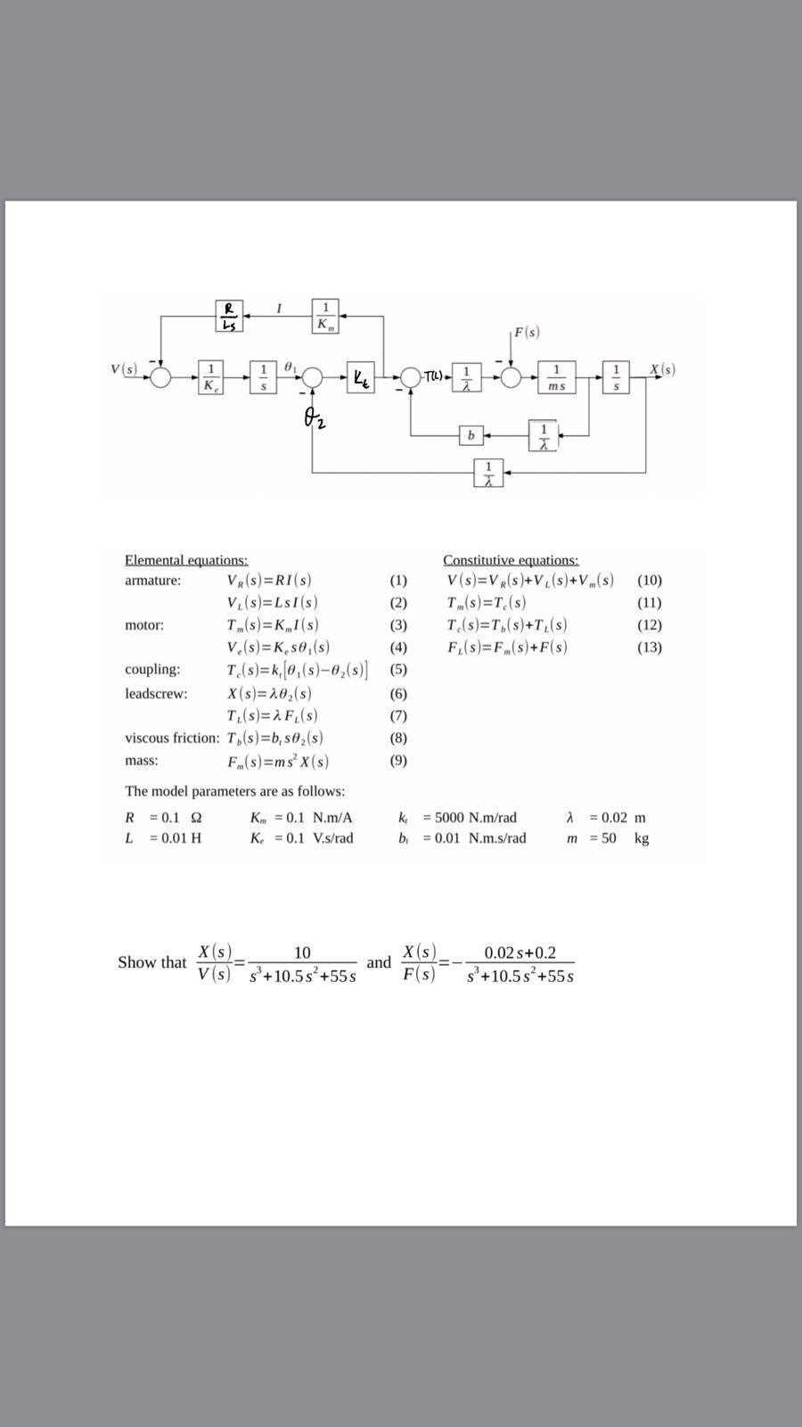 Solved Calculate The Equations For X S V S And X S F S