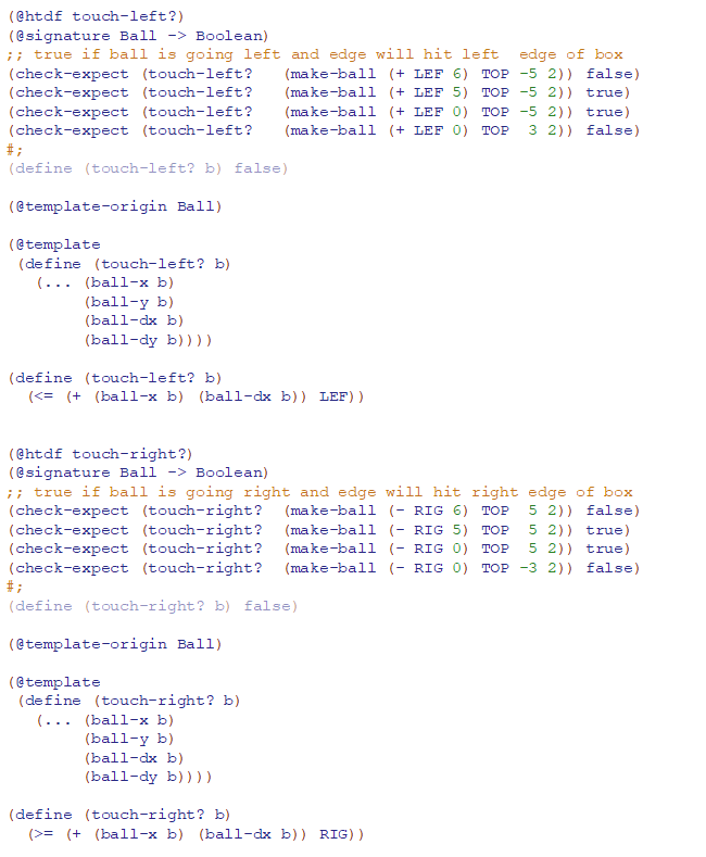Solved BSL (Basic Student Language) I keep getting this | Chegg.com