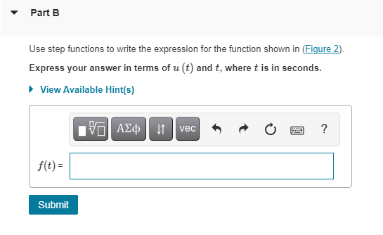 Solved Figure 1 of 2 f() 10 -1 (8) s -10 10 Part A Use | Chegg.com