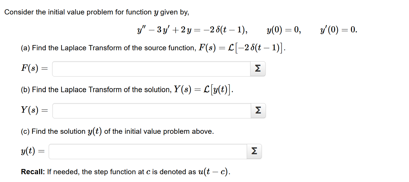Solved points) the definition of the Laplace Transform and | Chegg.com