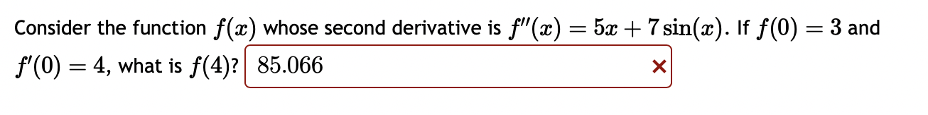 Solved Consider the function f(x) whose second derivative is | Chegg.com