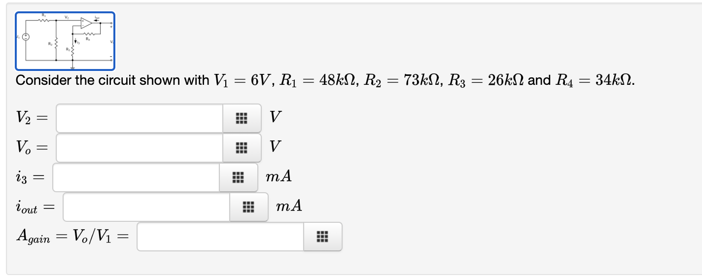 Solved Consider the circuit shown with V1=6 | Chegg.com