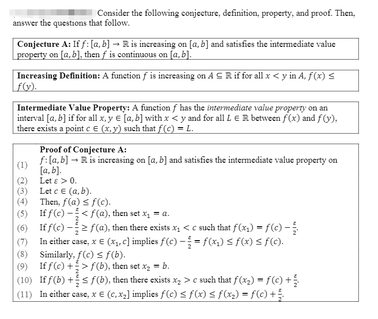 Solved Consider the following conjecture, definition, | Chegg.com Solved Consider the following conjecture, definition, | Chegg.com
