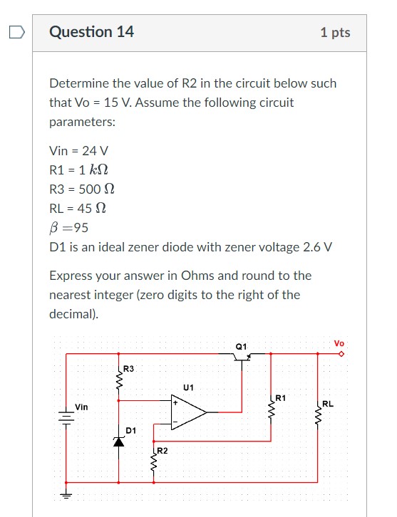 Determine the value of R2 in the circuit below such | Chegg.com