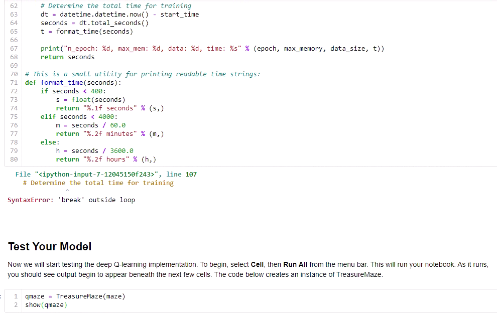 Solved Treasure Hunt Game Notebook Read and Review Your | Chegg.com