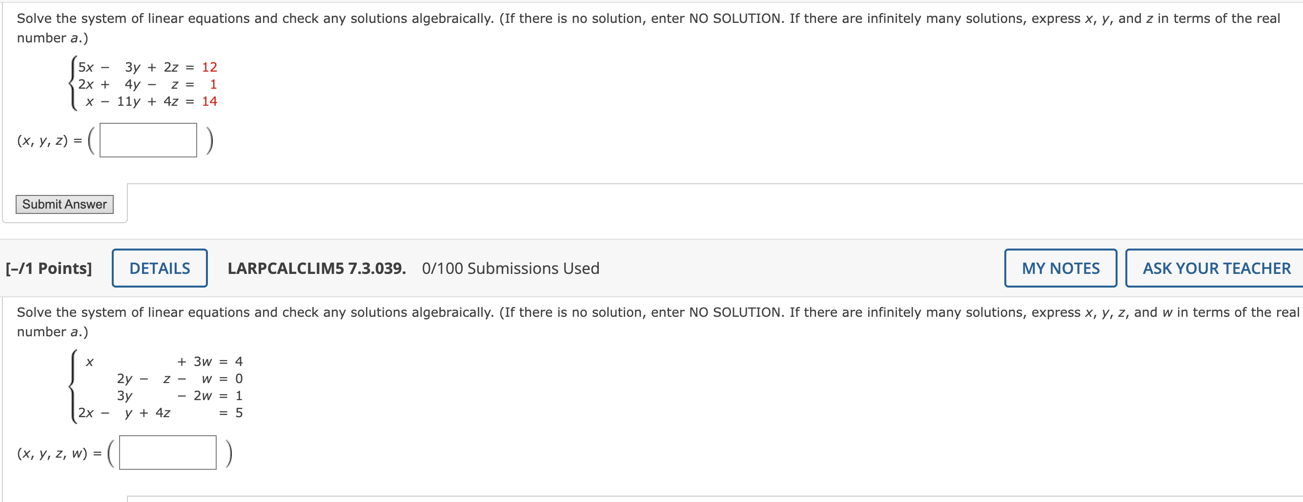 Solved Please answer both problems from image in form of | Chegg.com