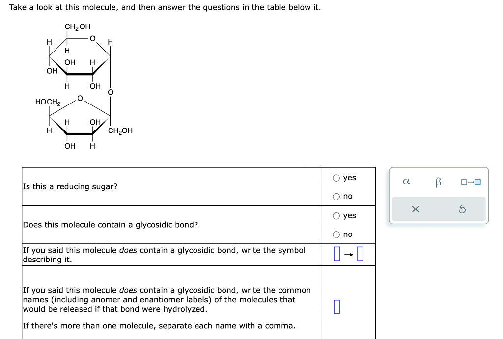 Solved Take a look at this molecule, and then answer the | Chegg.com