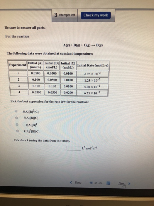 Solved 3 attempts left Check my work Be sure to answer all | Chegg.com