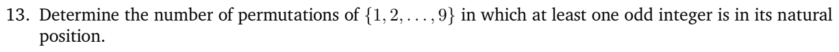 Solved Determine the number of permutations of {1,2,dots,9} | Chegg.com