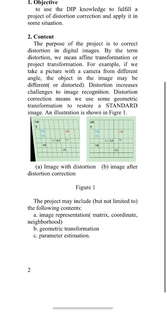 Solved 1. Objective to use the DIP knowledge to fulfill a | Chegg.com