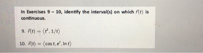 Solved In Exercises 9 10, identify the interval(s) on which | Chegg.com