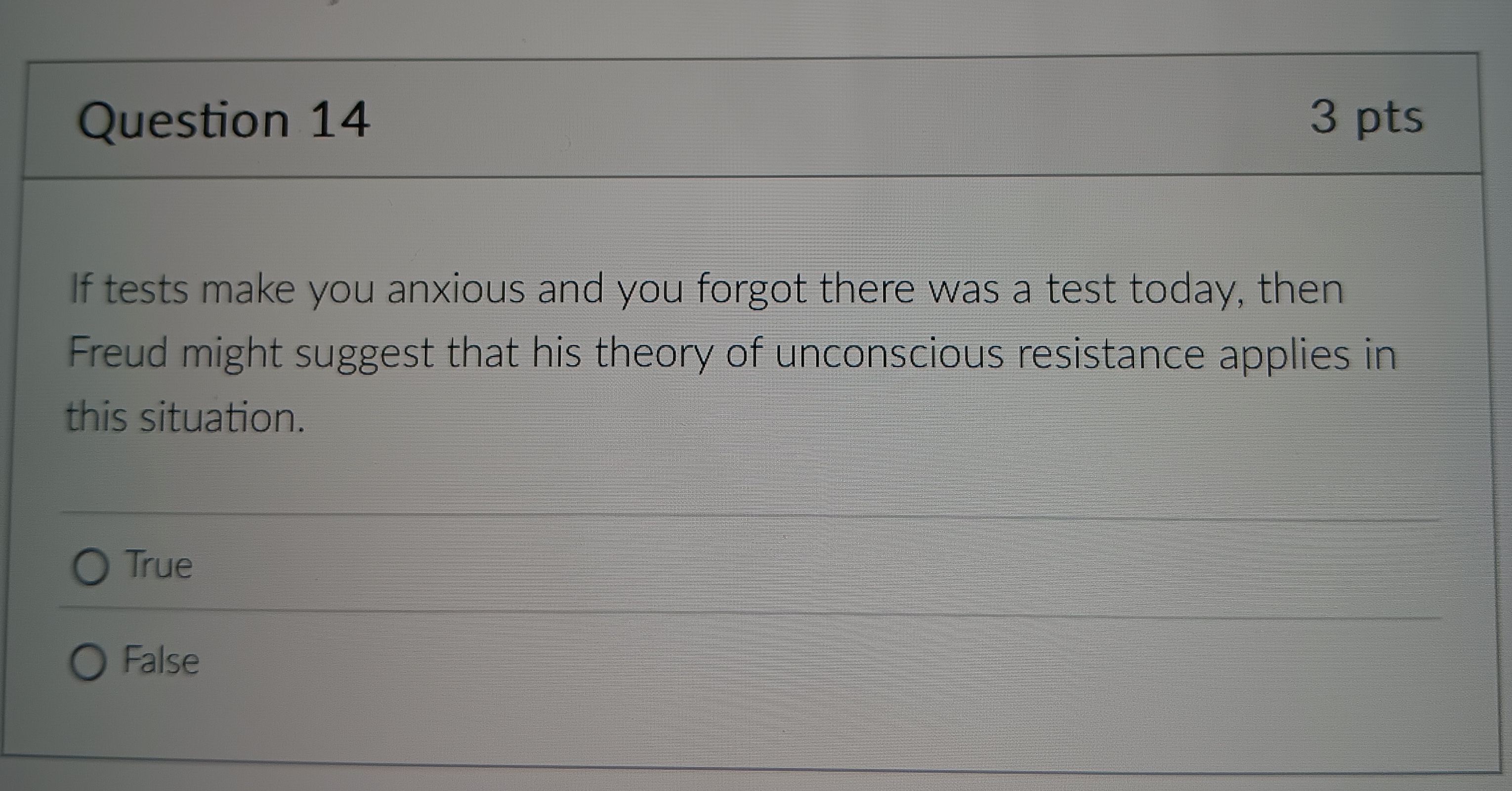 Solved Question 14If tests make you anxious and you forgot | Chegg.com