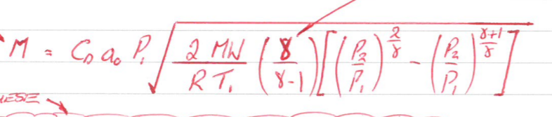 Solved Compressible flow through an orifice. Show that | Chegg.com