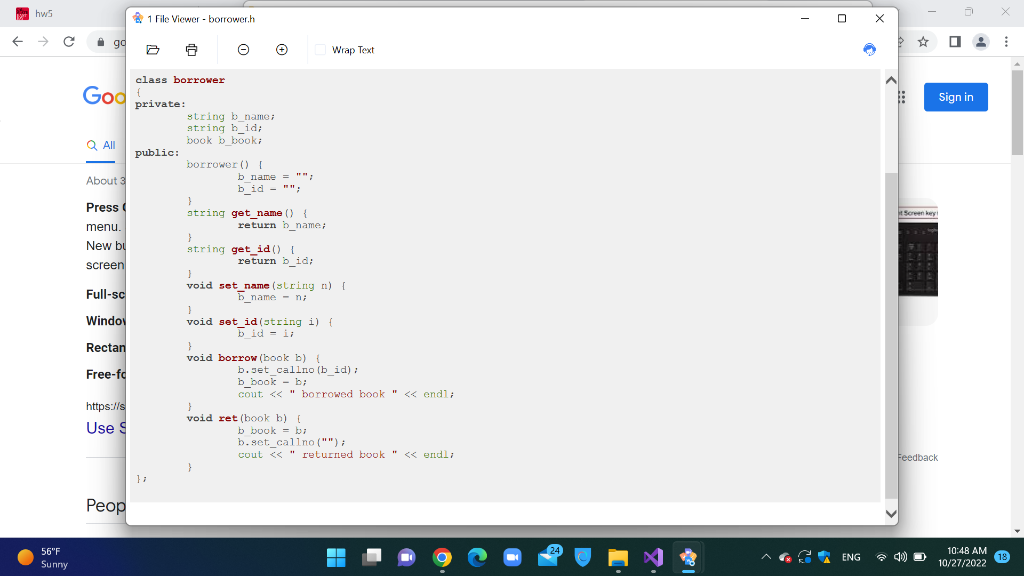 I have the following program that need to be | Chegg.com