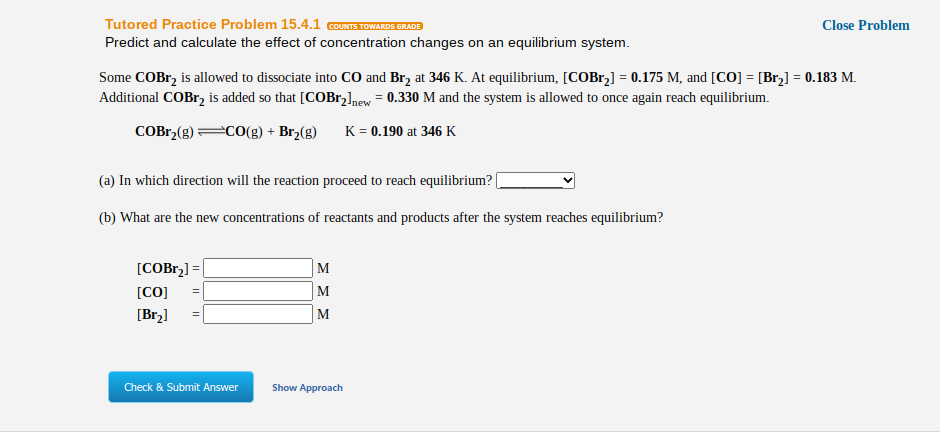 Solved Close Problem Tutored Practice Problem 15 4 1 Coumis