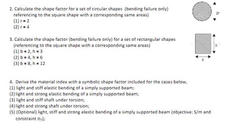 Solved 2. Calculate the shape factor for a set of circular | Chegg.com