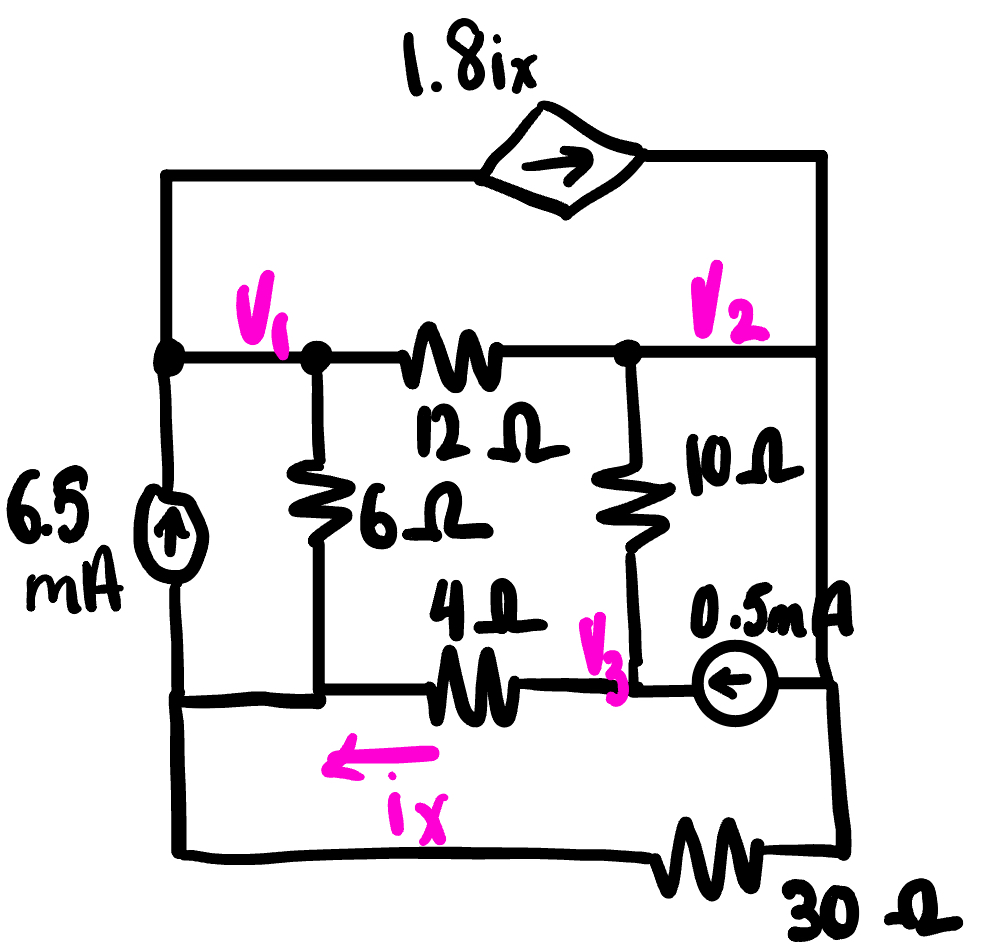 Solved Use nodal analysis to find v1, v2, and v3. | Chegg.com