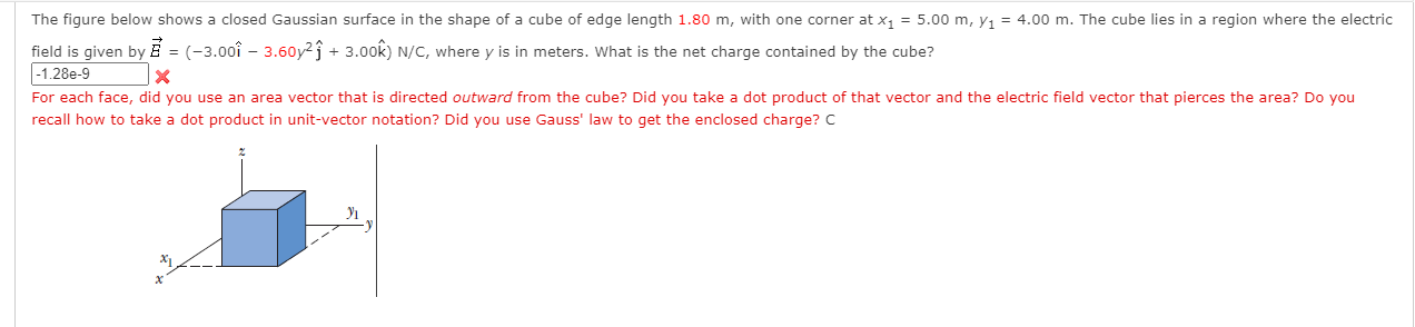 Solved The figure below shows a closed Gaussian surface in | Chegg.com