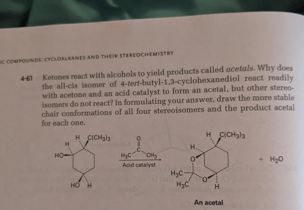 Solved IC COMPOUNDS: CYCLOALKANES AND THEIR STEREOCHEMISTRY | Chegg.com
