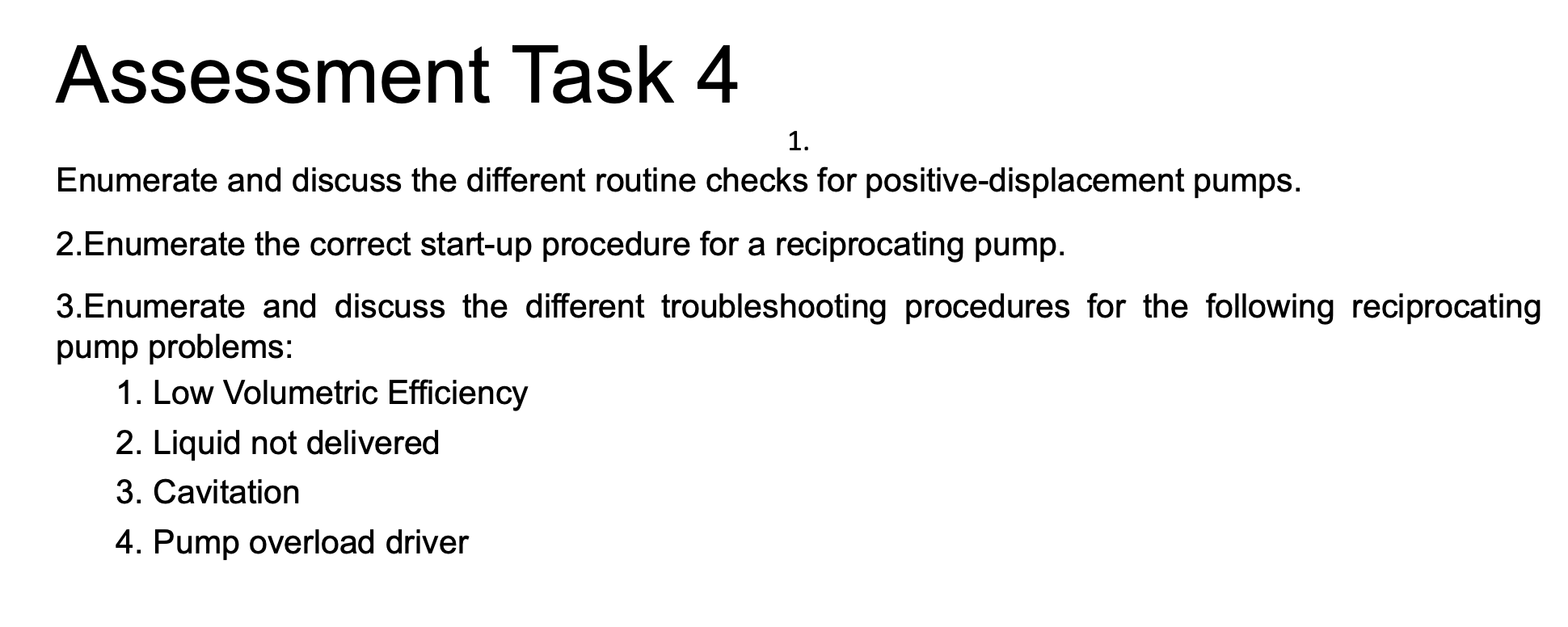 Solved Assessment Task 4 1. Enumerate and discuss the | Chegg.com Solved Assessment Task 4 1. Enumerate and discuss the | Chegg.com