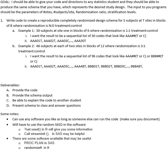 GOAL: I should be able to give your code and | Chegg.com