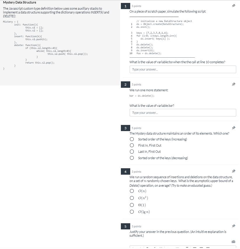 Solved 1 -- 3 points On a piece of scratch paper, simulate | Chegg.com