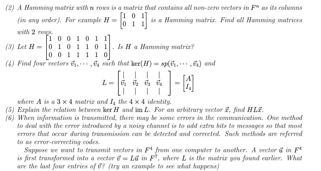 Solved Problem 2. In this we will work with the binary | Chegg.com