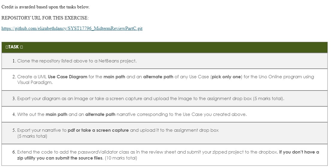 Solved Here is the repository URL :UnoOnline.java:/** To | Chegg.com