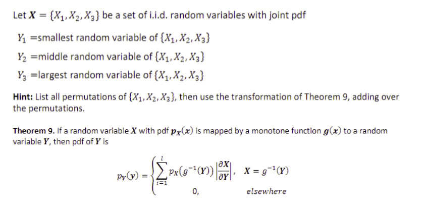 Let X={X1,X2,X3} be a set of i.i.d. random variables | Chegg.com