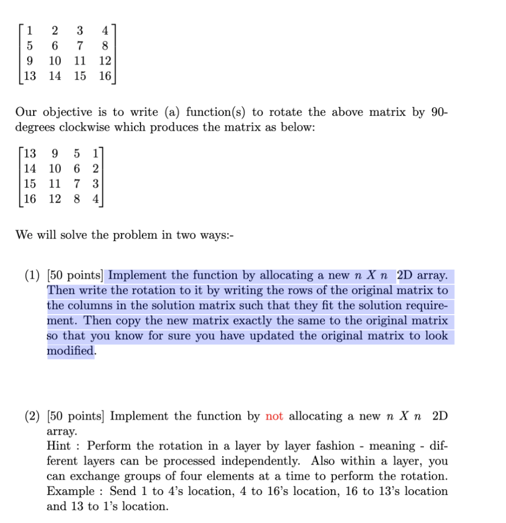 Solved ⎣⎡15913261014371115481216⎦⎤ Our Objective Is To Write 0553
