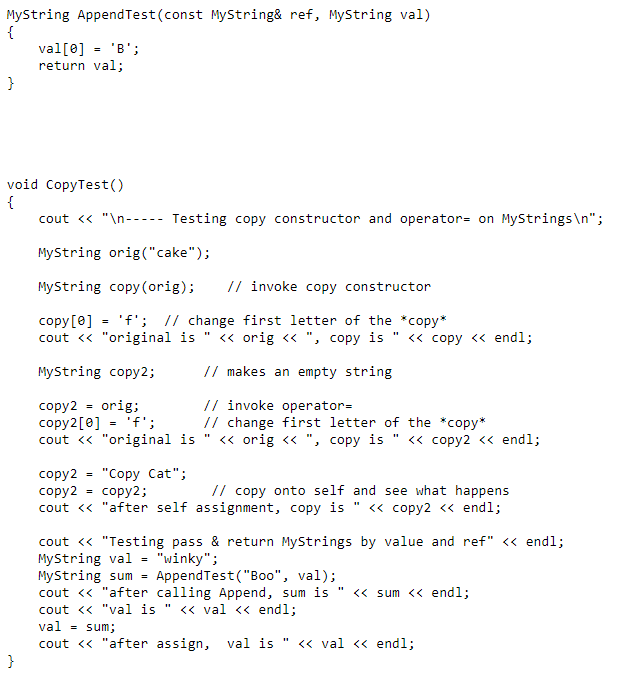 Solved I need files (main.cpp, mystring.cpp, mystring.h)In | Chegg.com