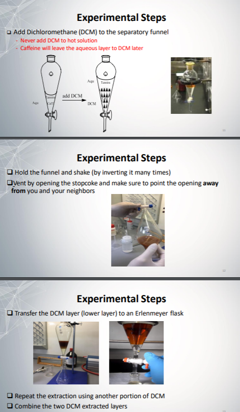Solved Extraction The method of separating a substance from | Chegg.com