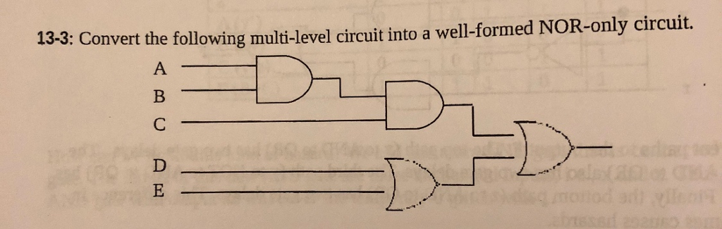 Solved Convert the following multi-level circuit into a | Chegg.com