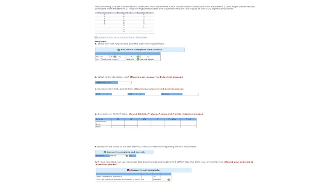 The following are six observations conected from | Chegg.com