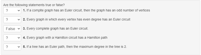 Solved Are the following statements true or false? ? 1. If a | Chegg.com