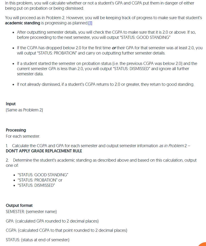 Your Cumulative GPA (CGPA) is calculated as an | Chegg.com