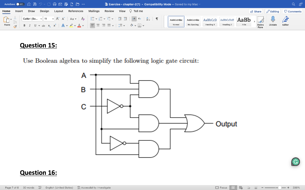 Solved Shown here are nine rules of Boolean algebra (these | Chegg.com