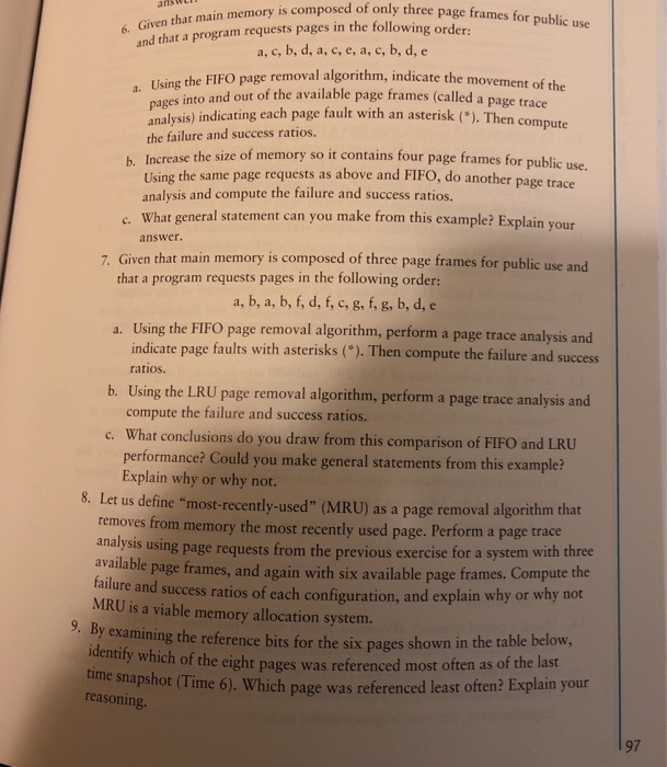 Solved Exercises Explain the circumstances where one might | Chegg.com