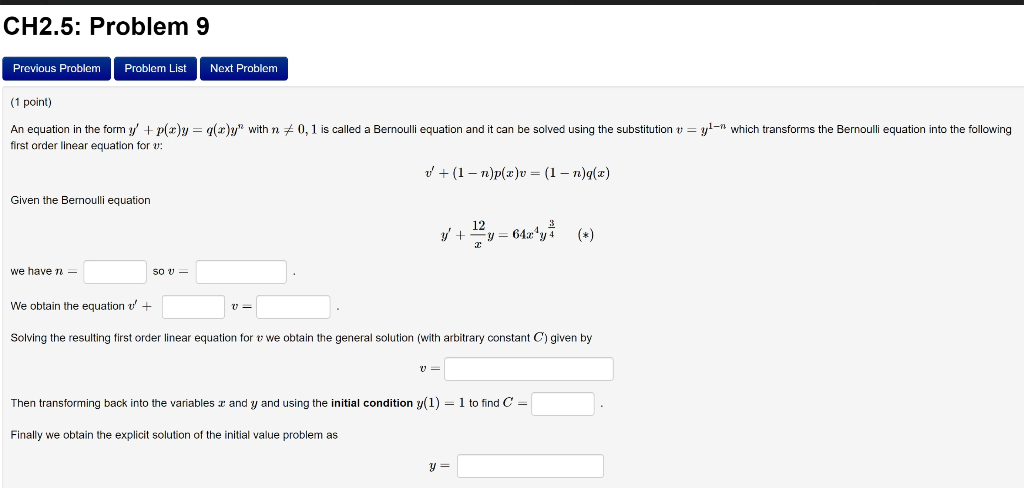 Solved CH2.5: Problem 9 Previous Problem Problem List Next | Chegg.com