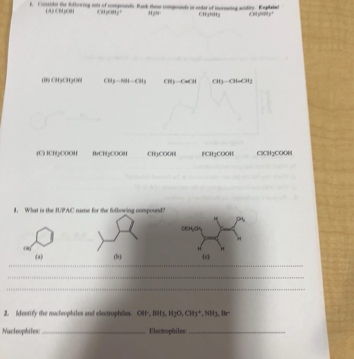 Solved in onder of inereindiy int Cong CHjNHy (C) ÍCH2COOH | Chegg.com