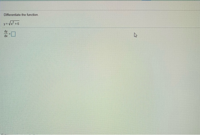 Solved Differentiate the function. dy dx | Chegg.com