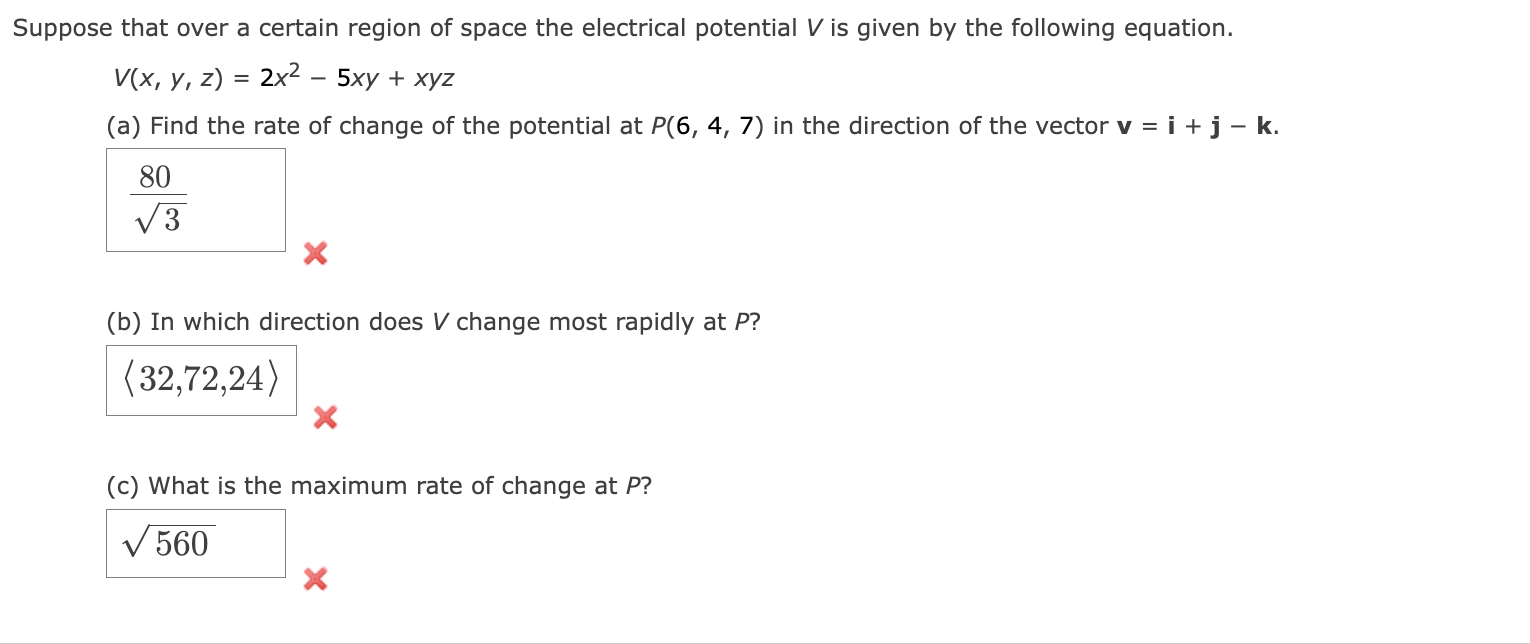 Solved ppose that over a certain region of space the | Chegg.com Solved ppose that over a certain region of space the | Chegg.com