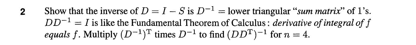 Solved These problems start with a bidiagonal n by n | Chegg.com