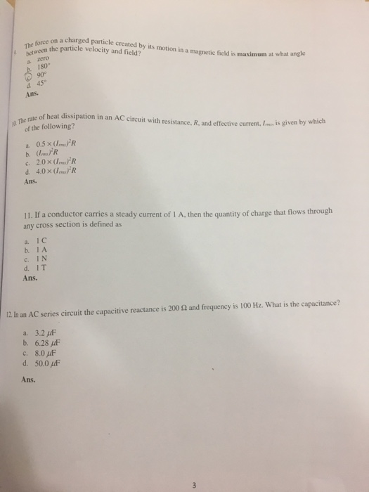 Solved Part-I: Answer the following 12 multiple choice | Chegg.com