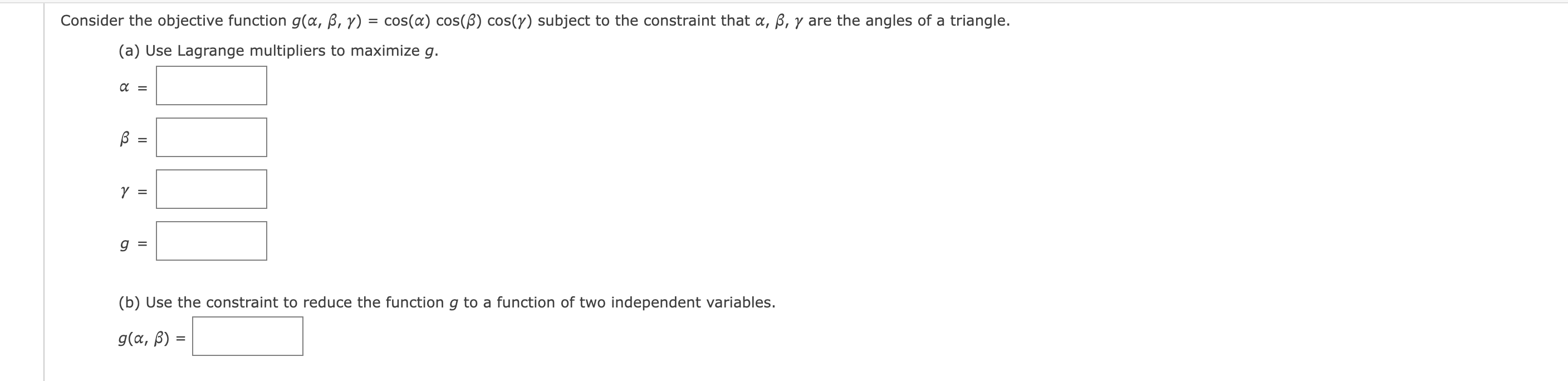 Consider the objective function | Chegg.com